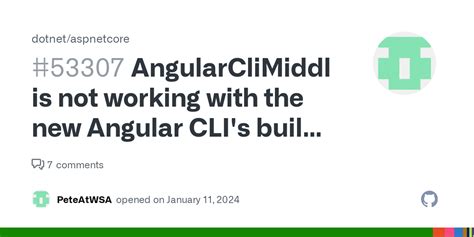 AngularCliMiddleware Is Not Working With The New Angular CLI S Build System Issue