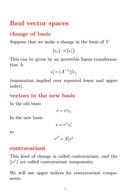 SOLUTION Real Vector Spaces Notes Studypool