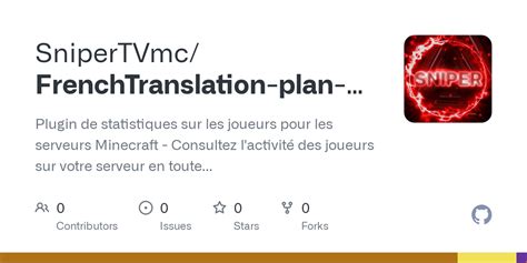 GitHub SniperTVmc FrenchTranslation Plan Player Analytics Plugin De Statistiques Sur Les