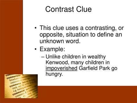 Ppt Context Clues Powerpoint Presentation Free Download Id4626918