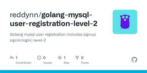 golang mysql user registration level 2 go sum at main · reddynn golang