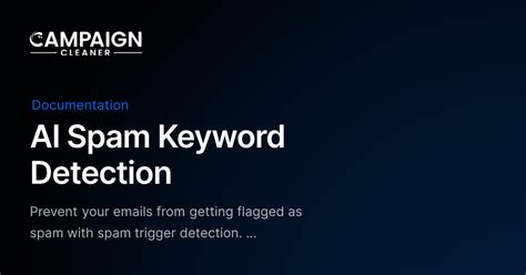 Ai Spam Keyword Detection Documentation