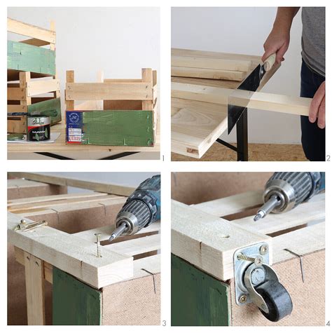 Diy Project Fruit Crates With Wheels License Image 14405894 Lookphotos