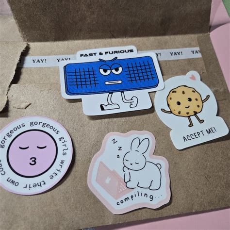 Tech Coding Compiling Programmer Waterproof Sticker Hydroflask Laptop