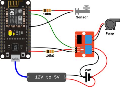 Automated Plant Watering Using An Esp8266 Module Automation Pump Cable Sprinkler Valves