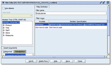 OBIEE 11 1 1 7 Essbase Essbase Filters Within Fusion Middleware 11g