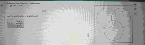 Solved Shade The Venn Diagram To Show The Set B∩c ∩ause