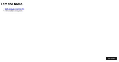 React Router Flux Codesandbox