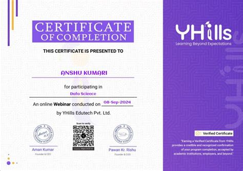 Anshu K On Linkedin Datascience Continuouslearning Yhillsedutech