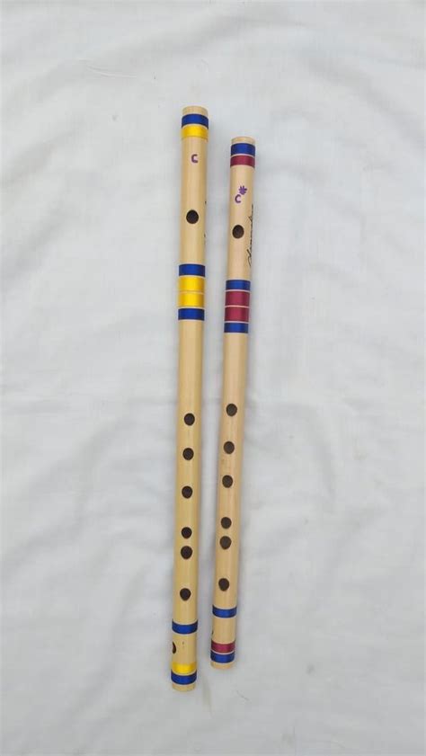 Assam Bamboo Brown Yellow C Sharp Flute 35gm At 1800 Piece In Mandsaur ID 23125556455