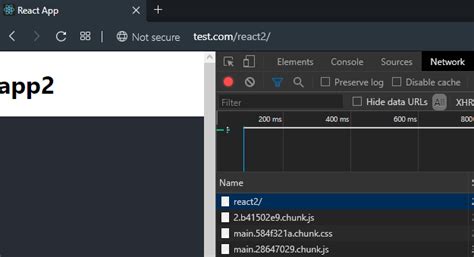 Reactjs How To Host Two React Js Application On Single Application Pool Stack Overflow