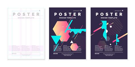 비즈니스 및 커버 현대 저널포스터 템플릿 추상 적 기하학적 배경 현대적인 디자인 육각형에 대한 스톡 벡터 아트 및 기타 이미지