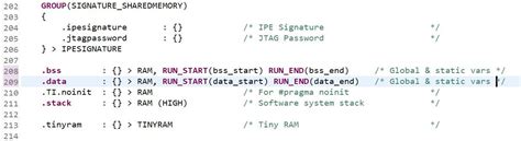 Compilermsp430fr5994 Bss And Data Information Msp Low Power
