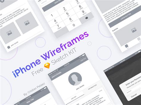 Iphone Wireframes Sketch Freebie Download Free Resource For Sketch Sketch App Sources
