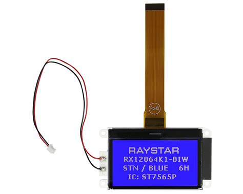 128x64 cog lcd module chip on glass lcd module positive voltage