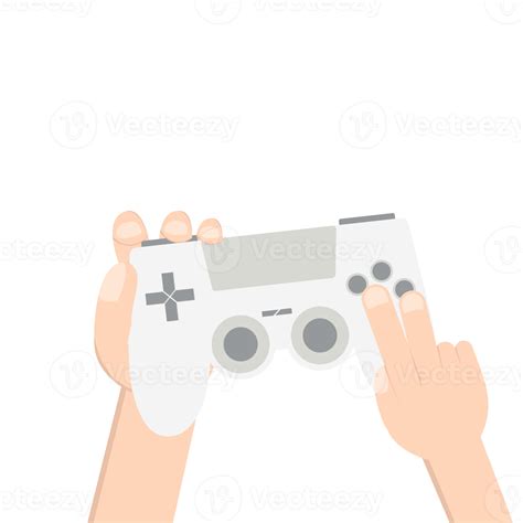 Gamer Hand Holding Joystick Game Controller Pad 13442710 Png