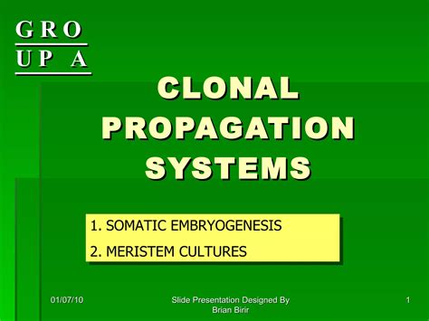 Clonal Propagation Tissueculture Ppt Clonal Propagation Tissueculture Ppt