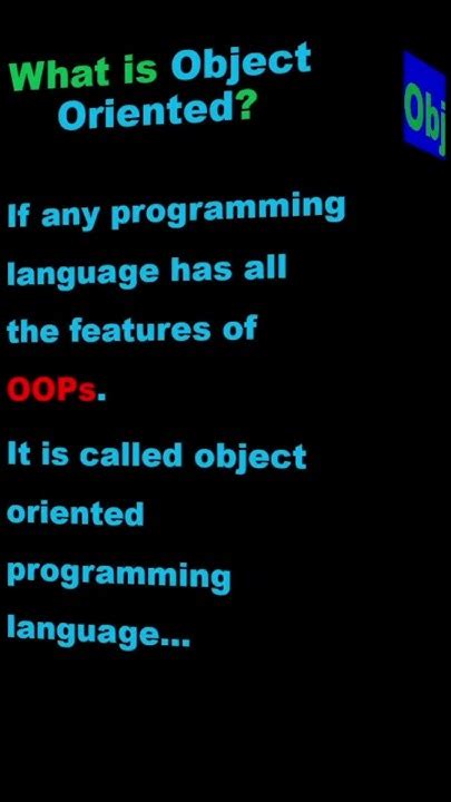 What Is Object Oriented Programming Objectorientedprogramming Codingforbeginners Oopbasics
