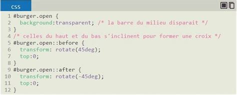 Comment Créer Son Menu Burger En Html Css