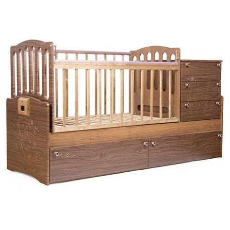 Детская автоматическая кровать-трансформер Daka Baby Укачай-ка 05 с ...