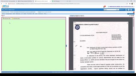 Eoffice Digitized File Attachment Youtube