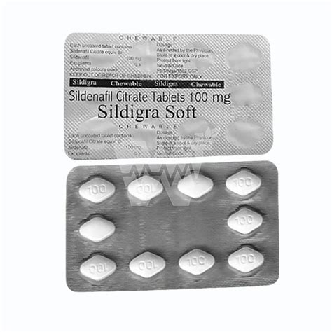 Sildigra Soft 100 Mg Sildenafil Citrate Tablets At ₹ 66 Stripe