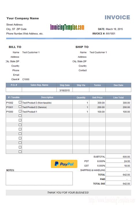 Invoice Format For 50 Advance Payment Cards Design Templates