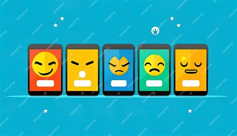 Premium Ai Image Emojis Around Mobile Phone Smart Phone Messaging With Emoticons 3d Rendering