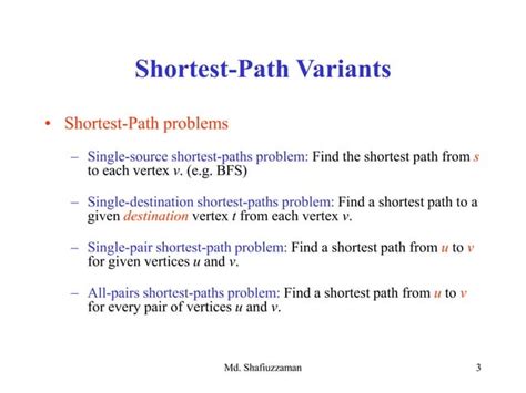 single source shortest paths ppt