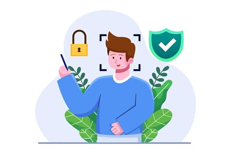 Face Recognition Security Graphic By Delook Creative · Creative Fabrica