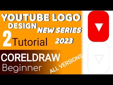 How To Make A YouTube Logo In Coreldraw Tutorial Coreldraw Beginner Logo Trace In Coreldraw