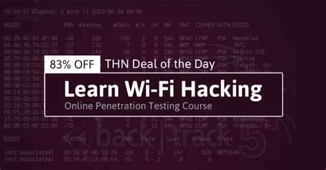 Learn Wi Fi Hacking And Penetration Testing Online Course