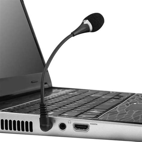 Flexible Mini 35mm Jack Plug Wired Audio Microphone Microfone Mic For Computer Laptop Notebook