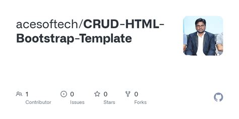 Github Acesoftechcrud Html Bootstrap Template