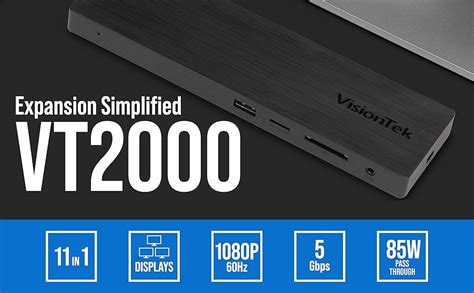 Amazon Com VisionTek VT USB C MST X Monitor Docking Station X DispayPort X HDMI X