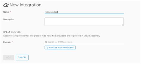 Configuring A Solarwinds Ipam Integration For Vrealize Automation 8 X Virtualhow