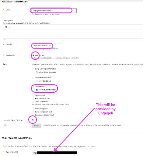 Setting Up The Lti External Tool In Blackboard Lms Engageli Help Center