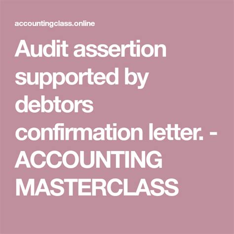 Spectacular Audit Assertions For Accounts Receivable Acc 308 Pro Forma Income Statement