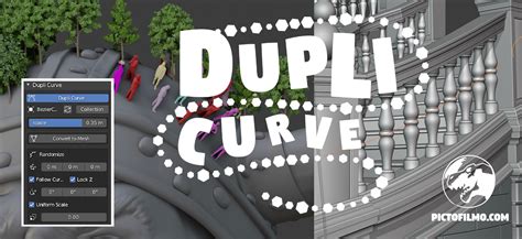 Dupli Curve Addon Simplifies Objects Distribution Along A Path Blendernation