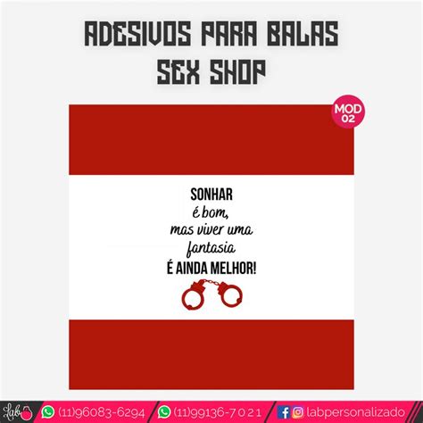 Adesivos Para Balas Sex Shop Adesivo Couche 115 Grs Lab Personalizado