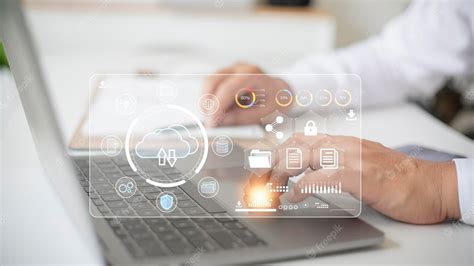 Premium Photo Cloud Computing Diagram Network Data Storage Technology