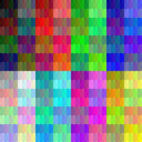 Recursive Rectangle Sections On Allrgb