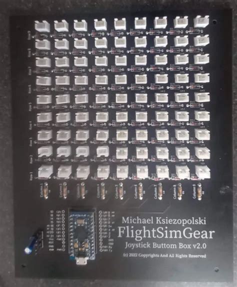 Diy 81 Button Box Joystick Pcb Programmable Arduino Pro Micro Eur 91