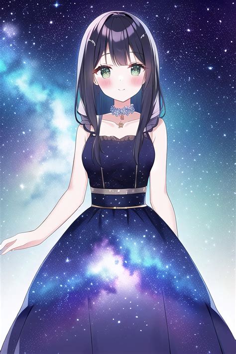 Novelai Anime Galaxy Girl By Darkprncsai On Deviantart