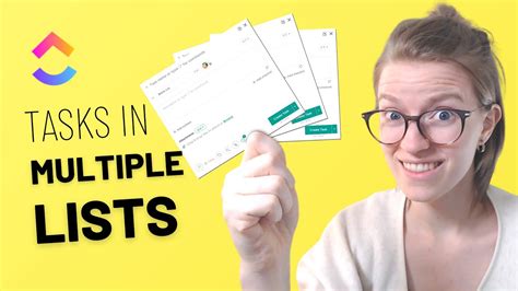 Tasks In Multiple Lists In Clickup Youtube