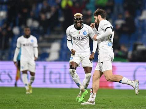Video Sassuolo Napoli 1 6 Serie A Gol E Highlights Della Partita