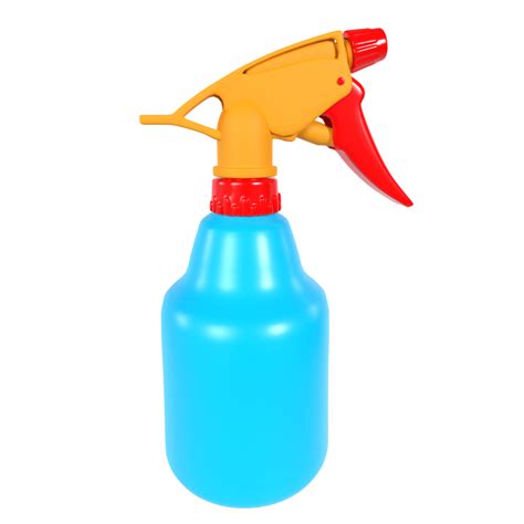 Colorful Spray Bottle For Cleaning Tasks In A Bright 3d Rendering