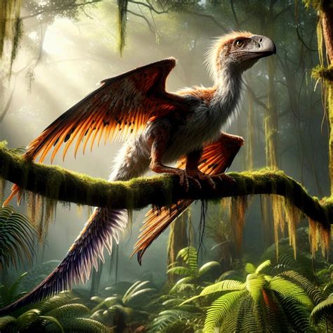 Download Archeopteryx Dinosaur Primeval Bird Royalty Free Stock