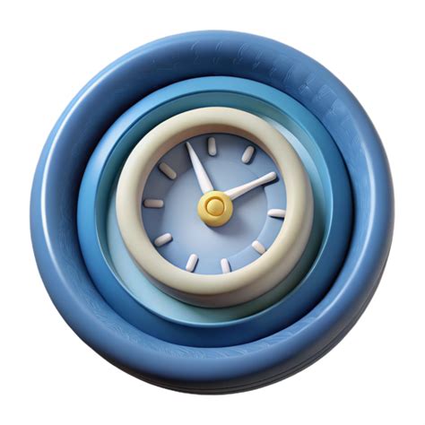 Beautiful Classic Rotating Clock Hands Time Spiral Cutout Original