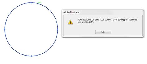 Adobe Illustrator Type On A Path Non Compound Non Masking Paths Graphic Design Stack Exchange